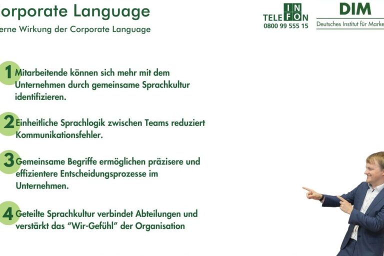 Corporate Language im Unternehmen: Bedeutung und Anwendung