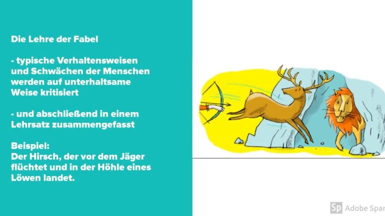 Fabeln 6. Klasse: Beispiele und ihre Bedeutung im Unterricht