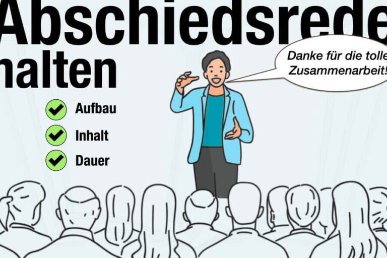 Rede zum eigenen Abschied Beispiel für verschiedene Anlässe