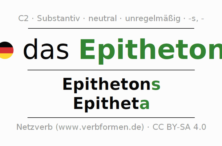 Was ist ein Epitet und wie wird es verwendet?